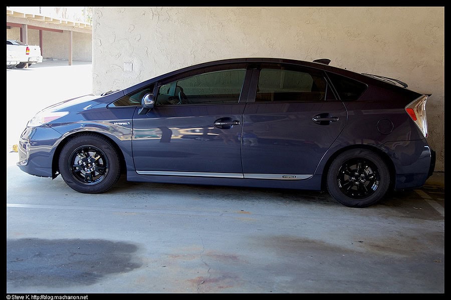 2012 Toyota Prius lowered on Prius PLUS Performance Lowering Springs by ...