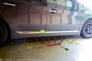 DIY: How to install Prius PLUS Ground Effects kit by TRD » Balancing Act
