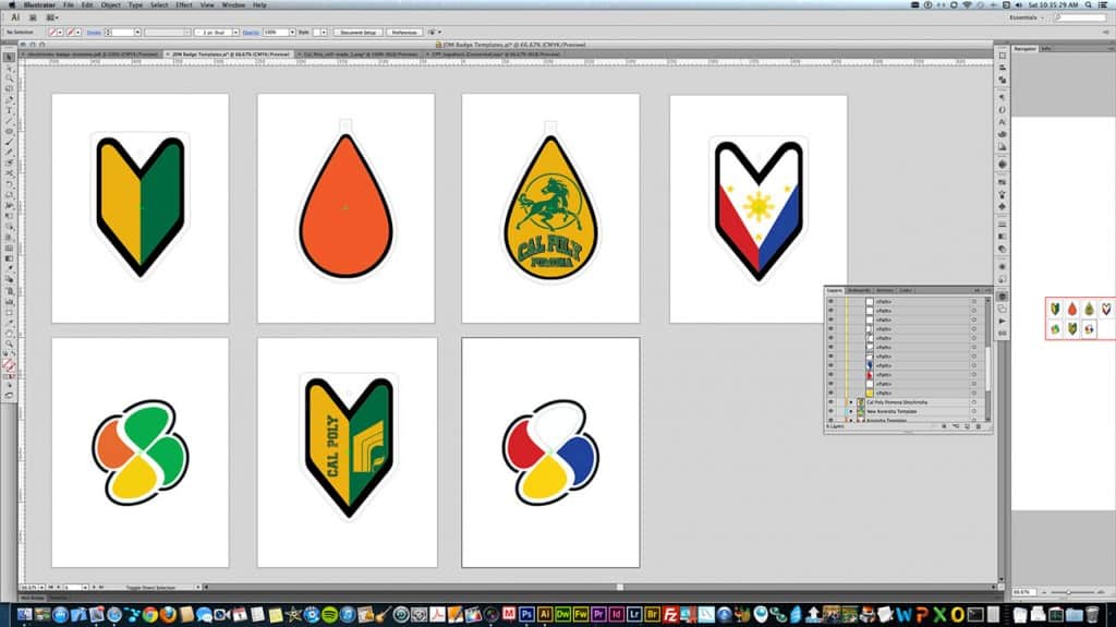 DIY: How to make your own custom JDM badge (with templates) » Balancing Act